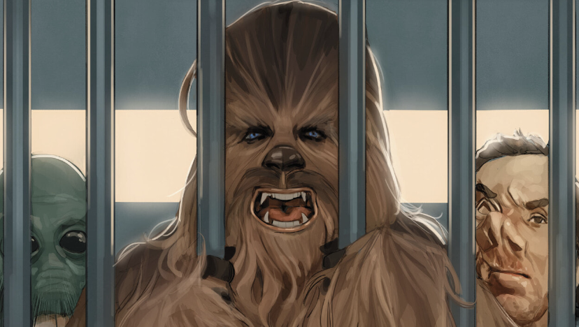 Review Chewie And Maz Plan Their Prison Escape In Marvels Han Solo And Chewbacca 6 Star