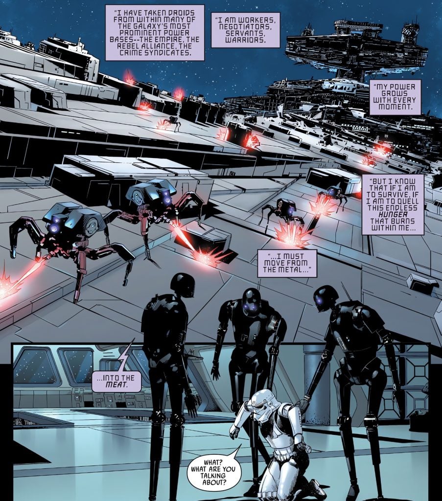 Review: The Scourge Comes For It All in ‘Star Wars: Dark Droids’ #2 ...