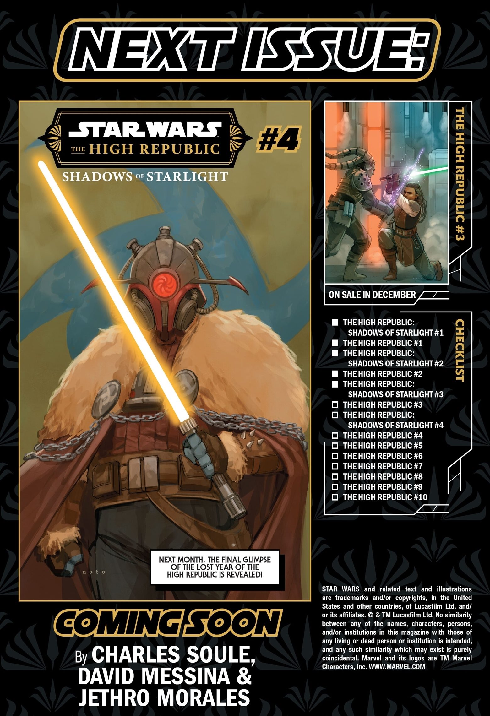 Review - 'The High Republic: Shadows of Starlight' #3 Features Some ...
