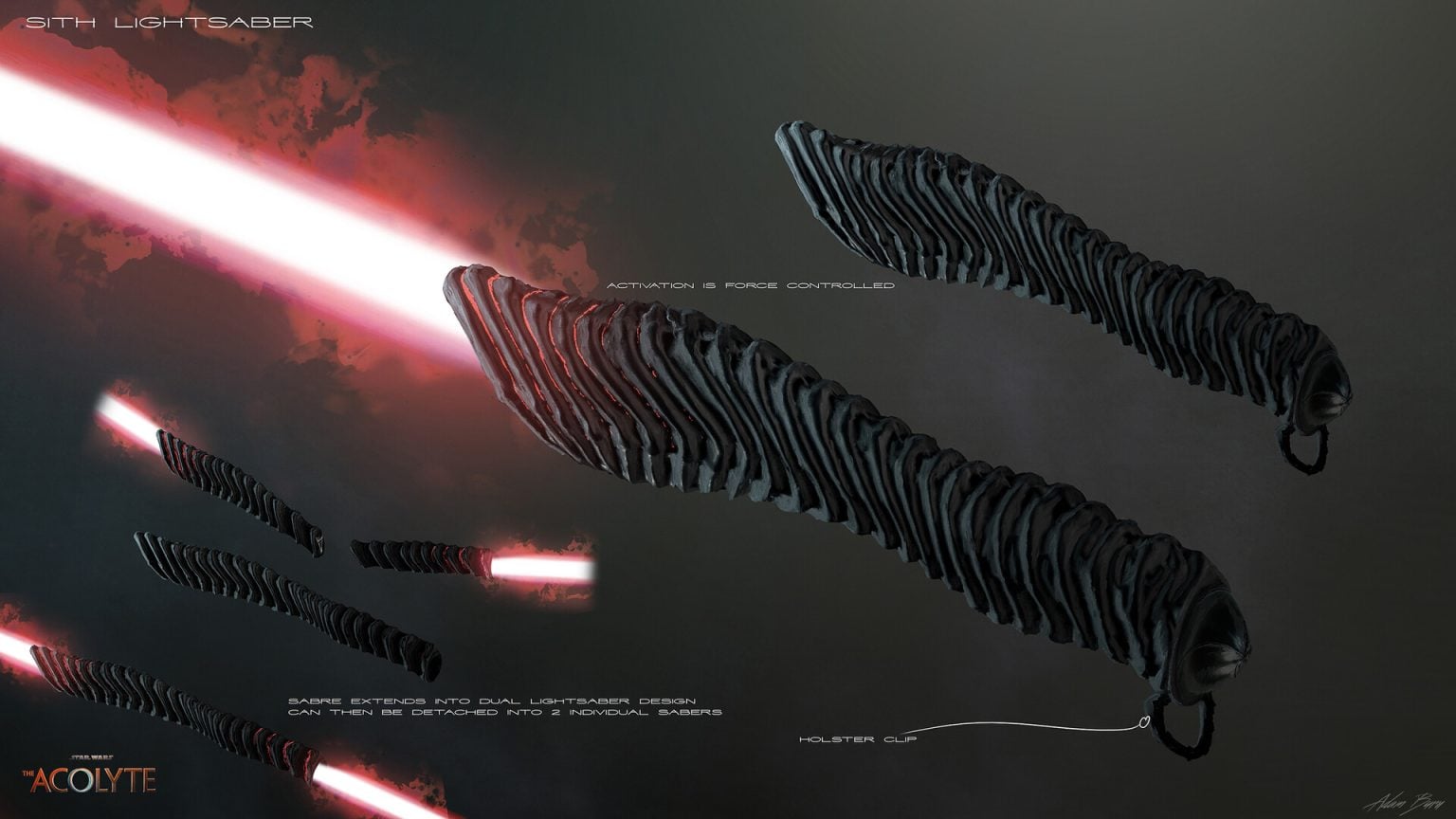 'The Acolyte' Concept Art Reveals Early Looks At Lightsaber Designs ...