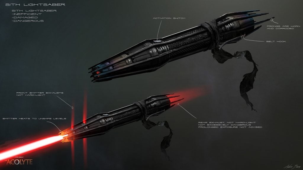 'The Acolyte' Concept Art Reveals Early Looks At Lightsaber Designs ...