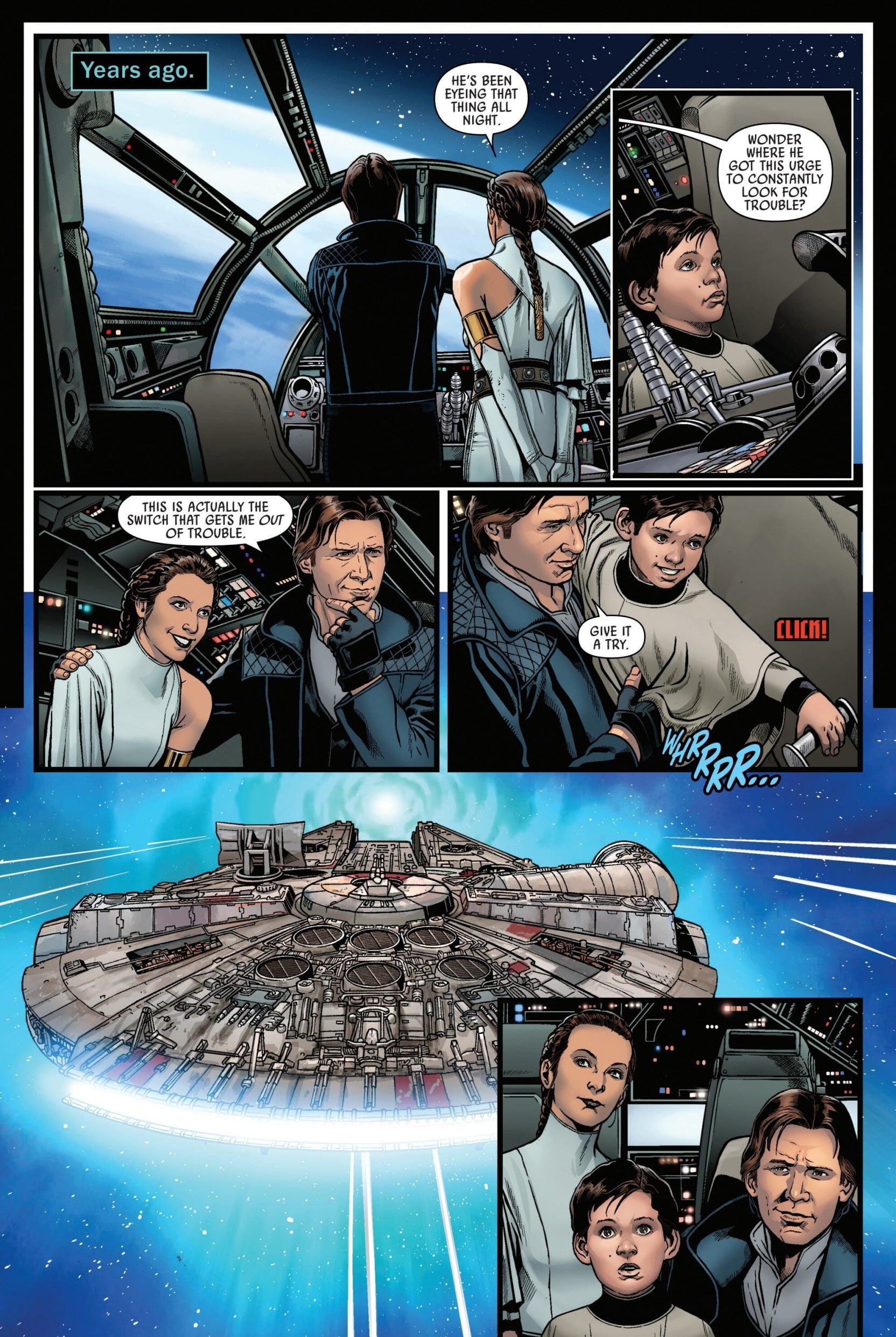 Review: 'Han Solo: Hunt for the Falcon' #2 - Han Drags Chewbacca Along ...